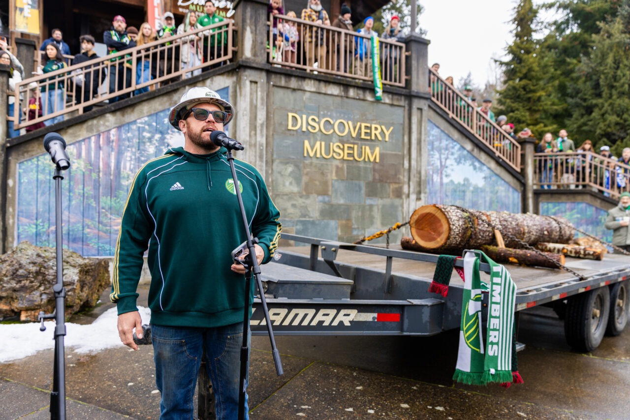Honoring Tradition: The Blessing of the Victory Log - World Forestry Center
